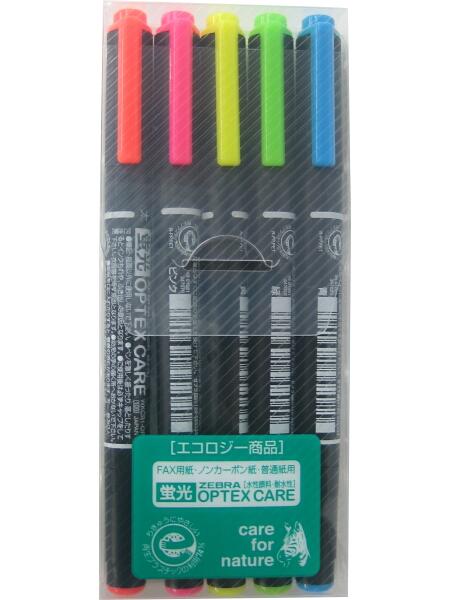 オプテックスケア 5色セット WKCR1-5C 【筆記用具 通販サイト】 ブングショップドットコム